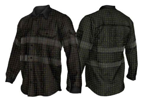 Taped Lightweight Vented Cotton Drill Long Sleeve Shirt | Technivision